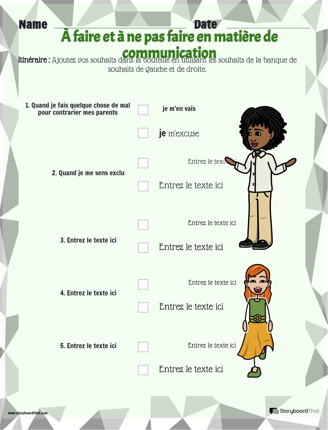 À Faire et à ne pas Faire en Matière de Communication