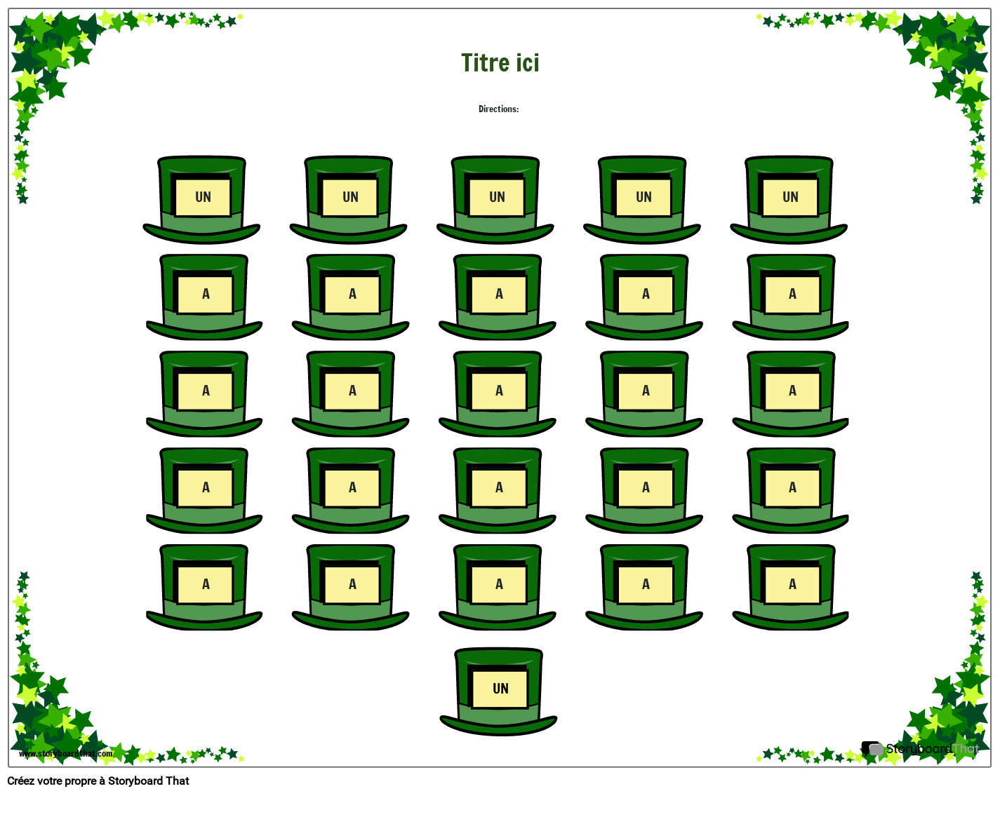 Activité Avec les Lettres et les Chiffres Manquants Pour la Saint-Patrick