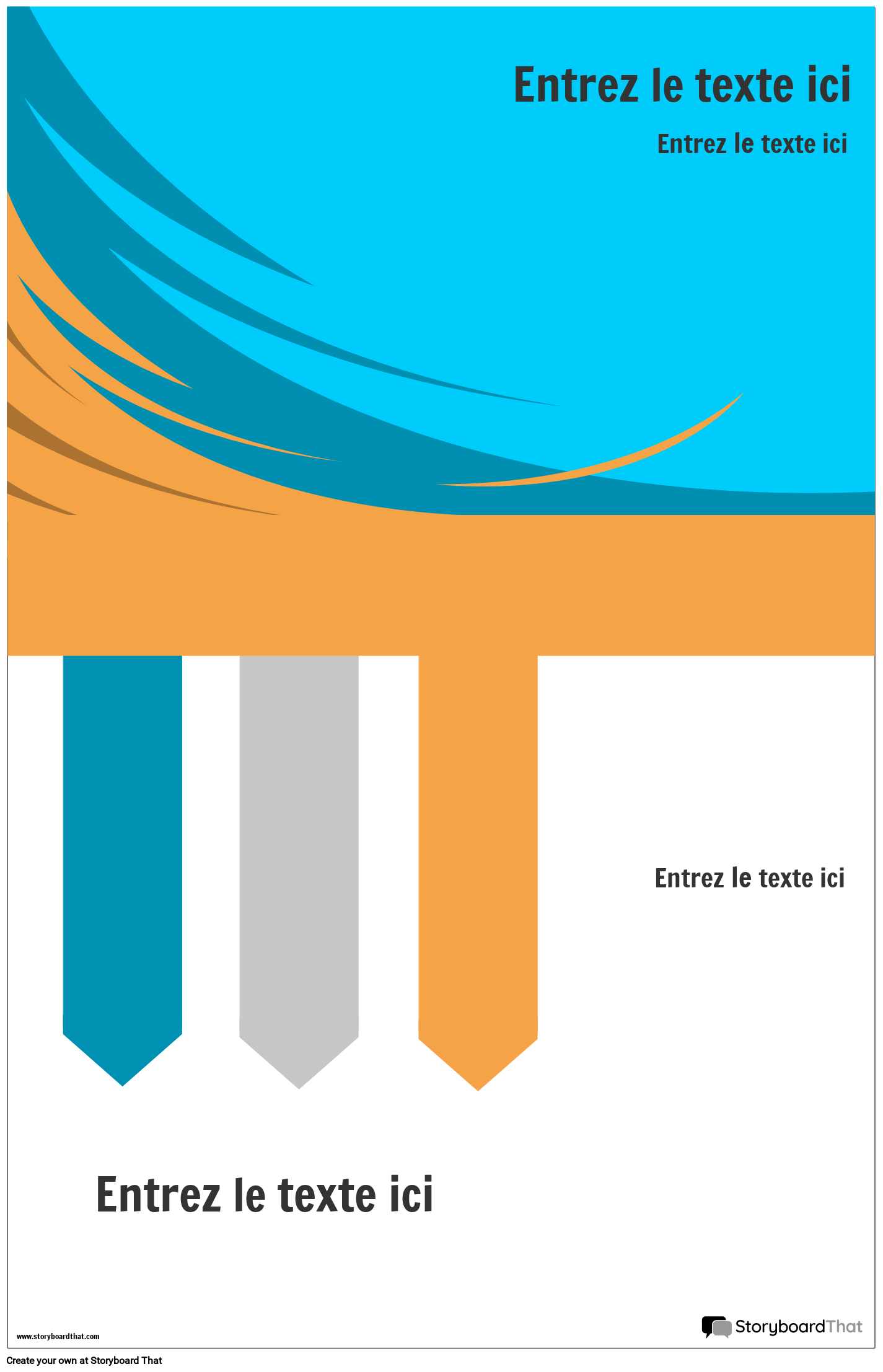 Affiche D'infographie Storyboard par fr-examples