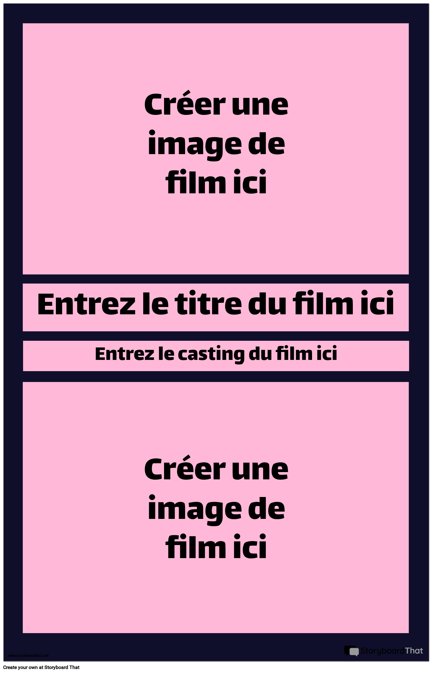 Affiche de Film 2 Storyboard par fr-examples