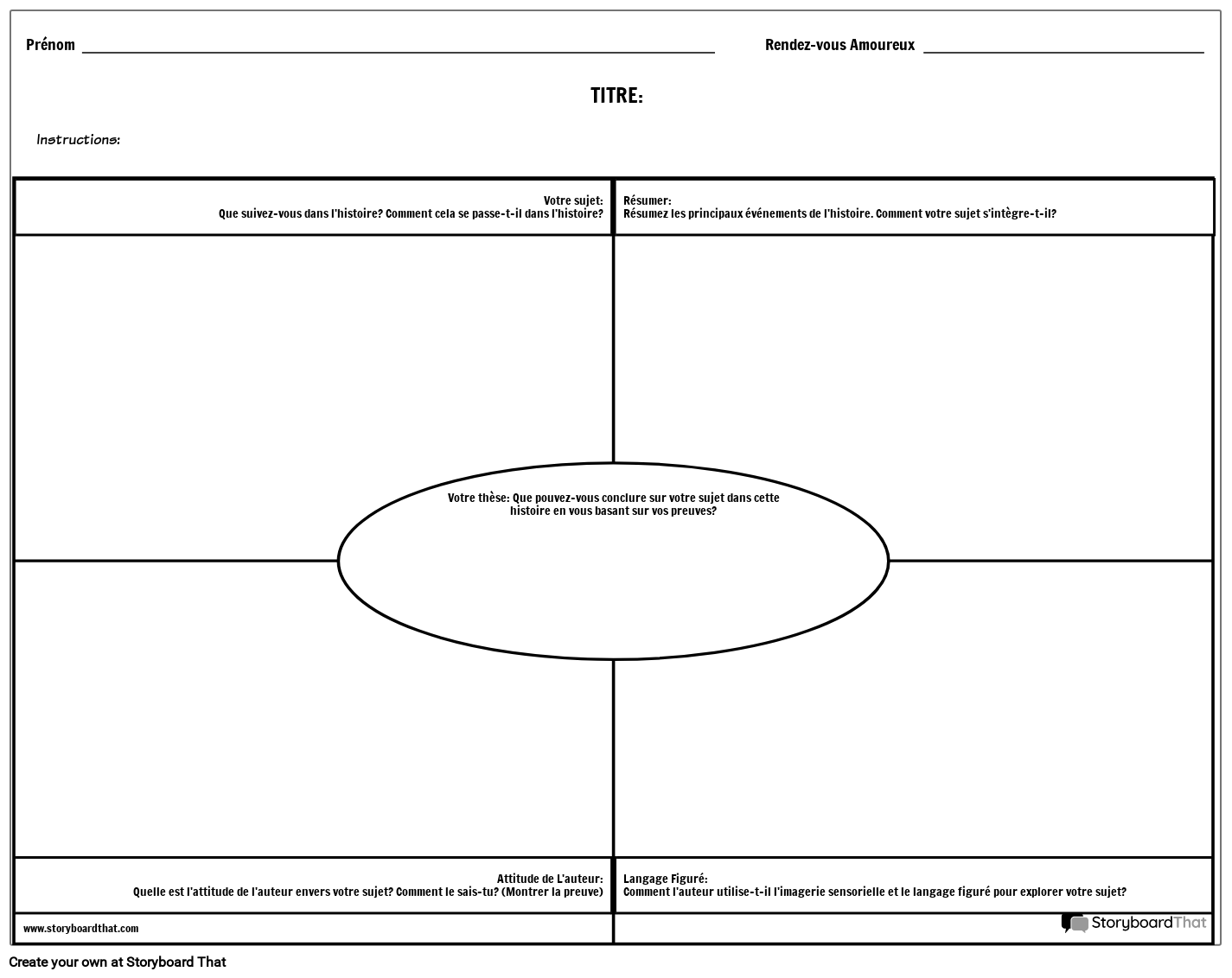 Analyse Critique 1 Storyboard par fr-examples