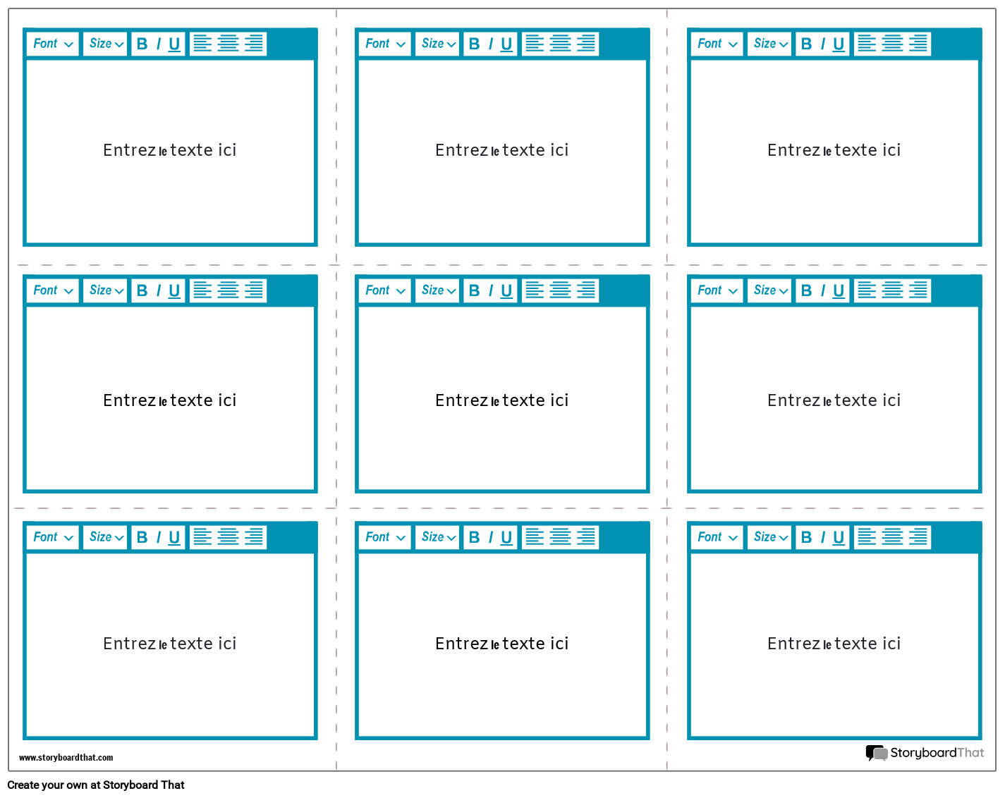 Cartes de discussion 2 Storyboard par fr-examples