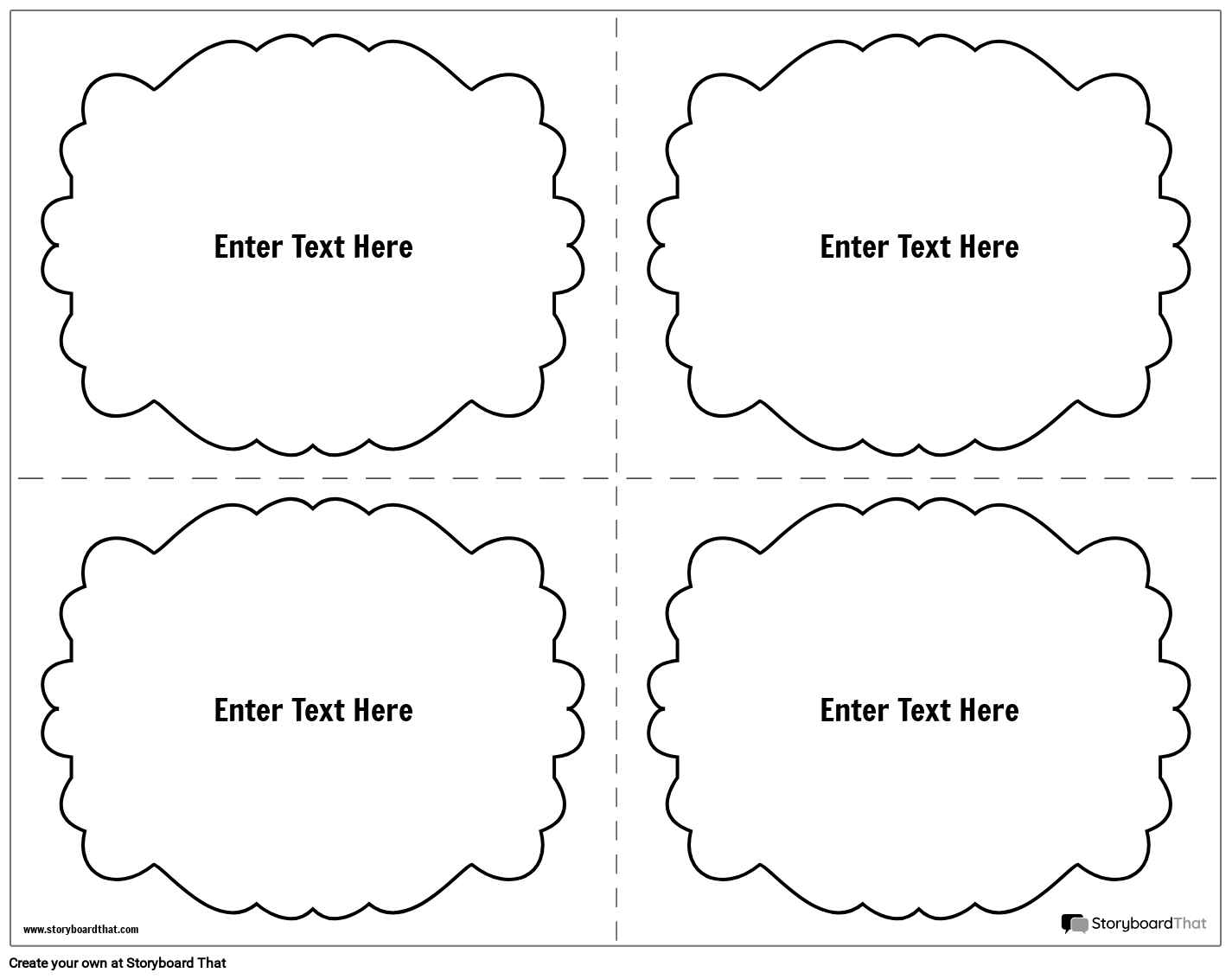 Cartes de discussion paysage BW 2 Storyboard por fr-examples
