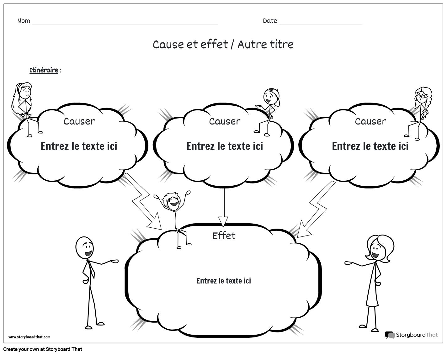 Cause et Effet 15 Storyboard por fr-examples