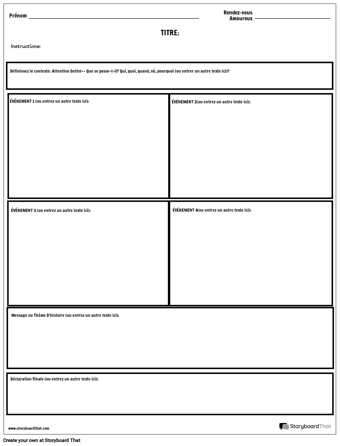 Comic Boxes Storyboard Par Fr examples