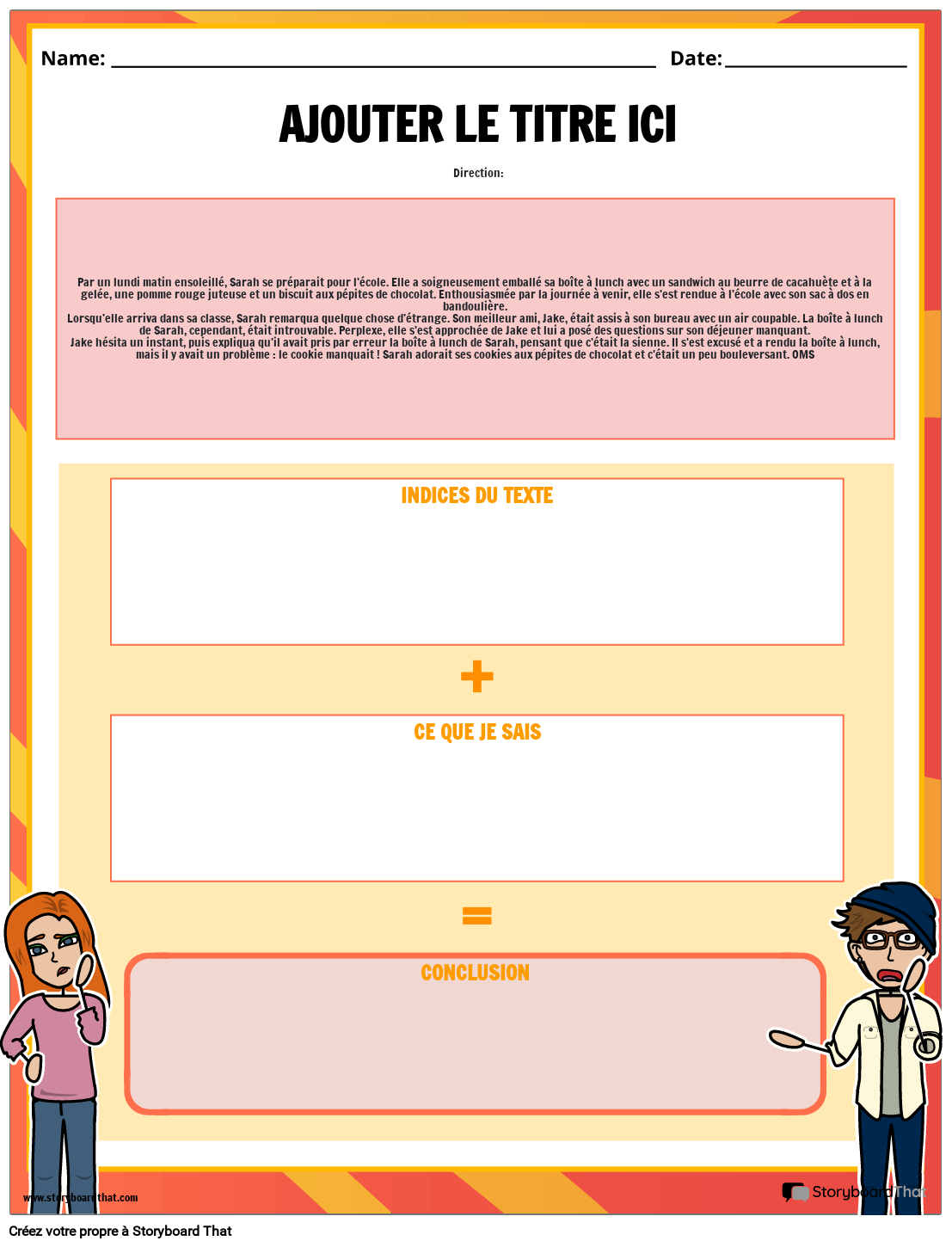 Conclusion Basée Sur Une Feuille De Travail Textuelle