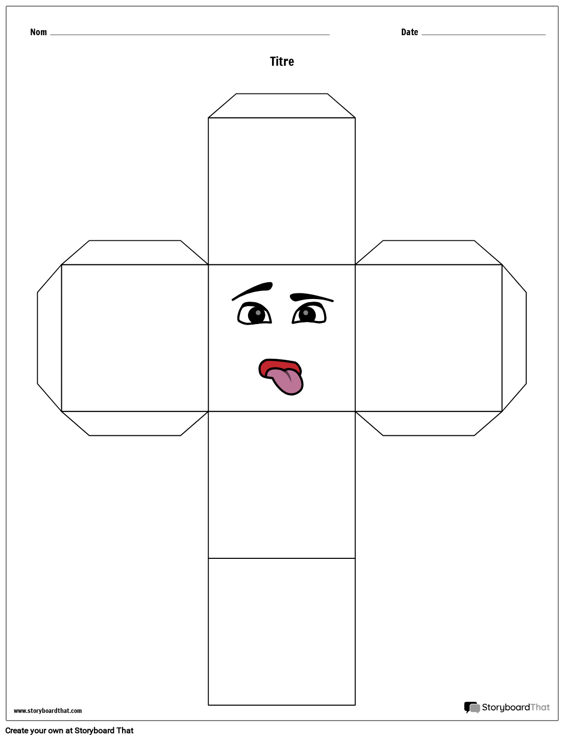 Cube histoire d'émotions Storyboard par fr-examples