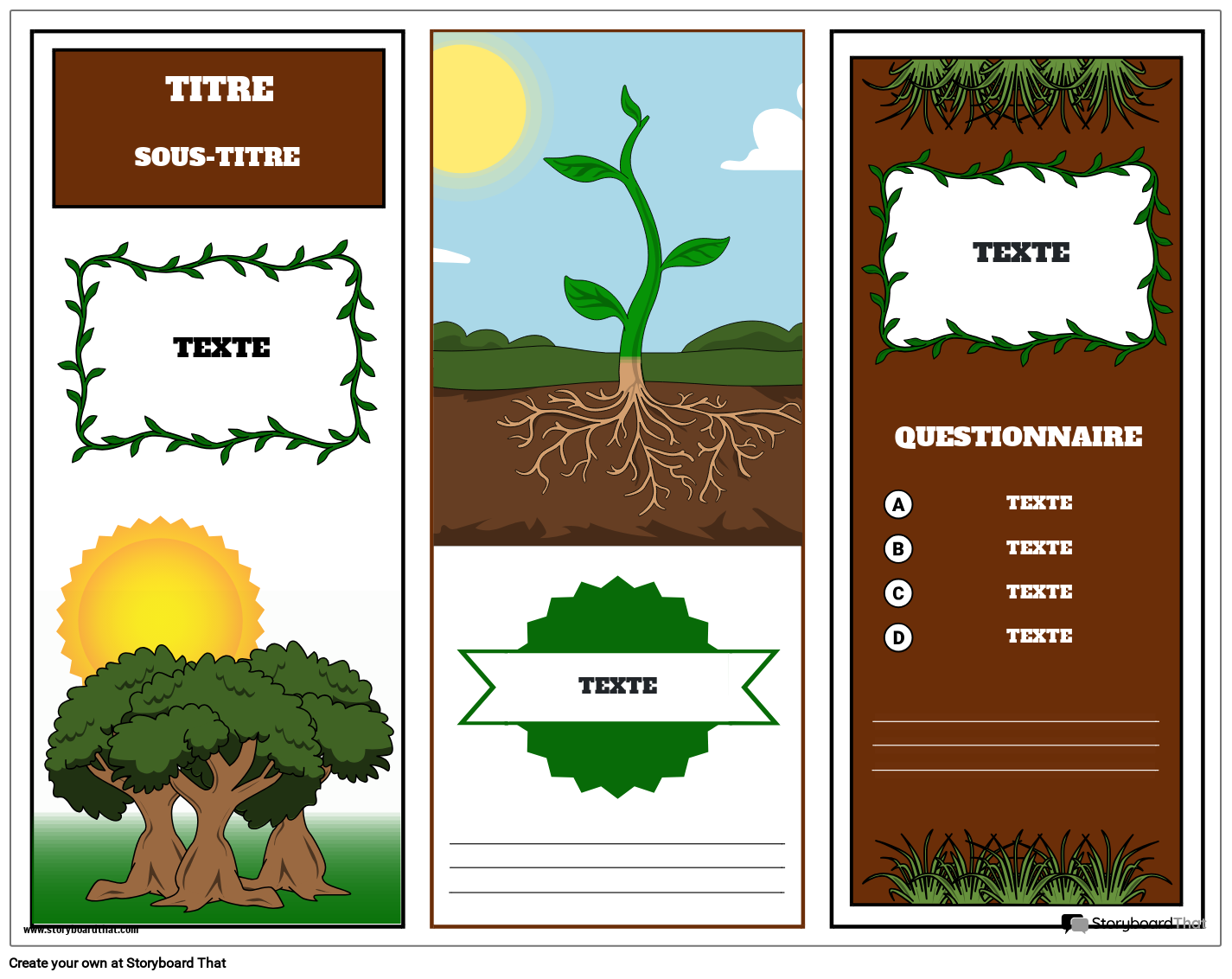 Dépliant 1 Storyboard par fr-examples