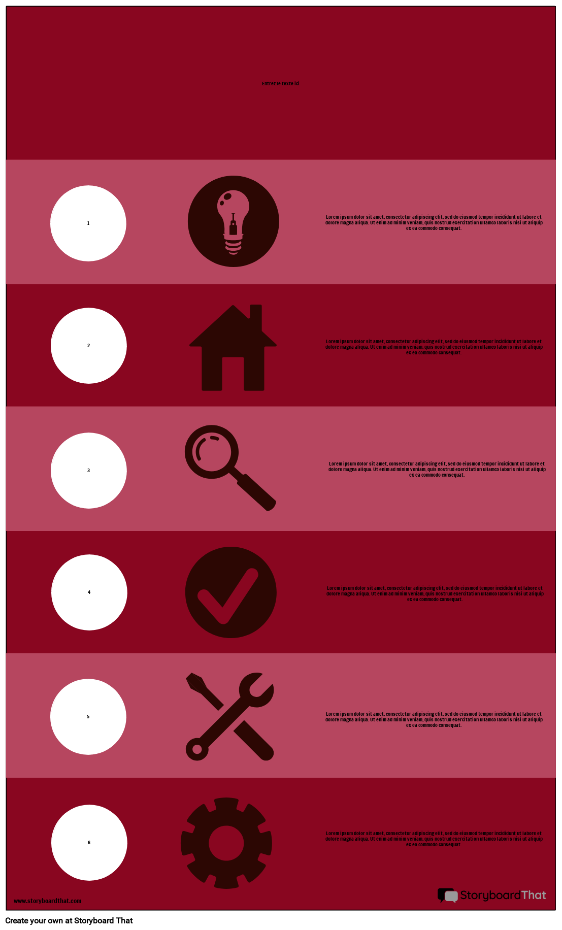 Design Thinking Info-3 Storyboard par fr-examples