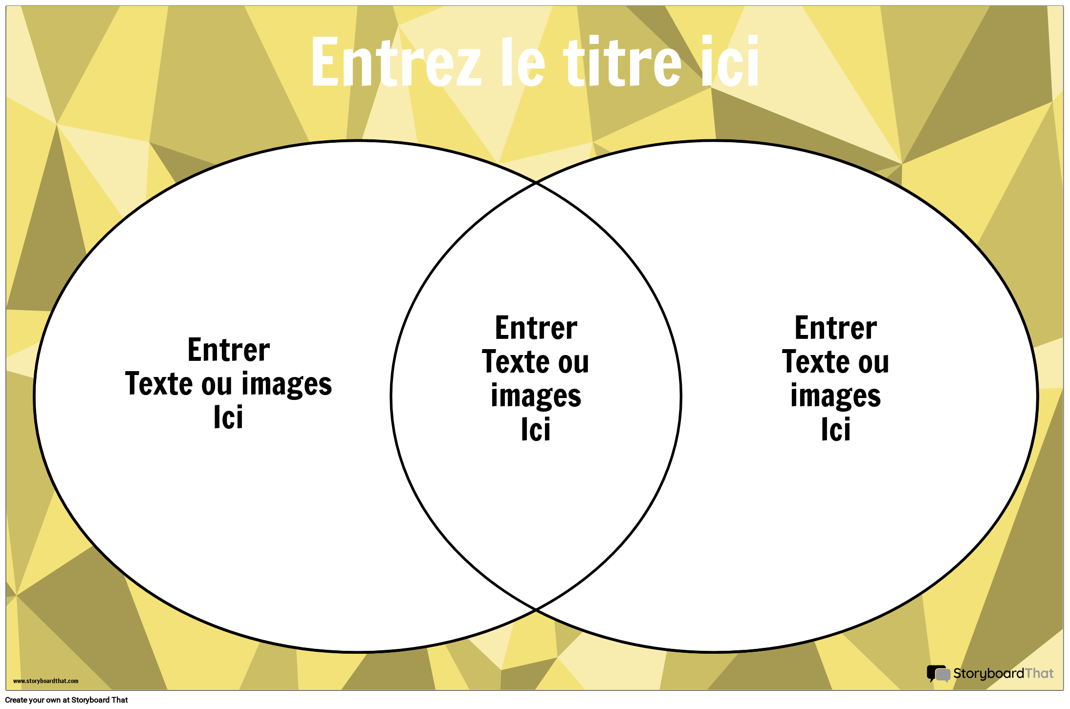 Modèle De Diagramme De Venn