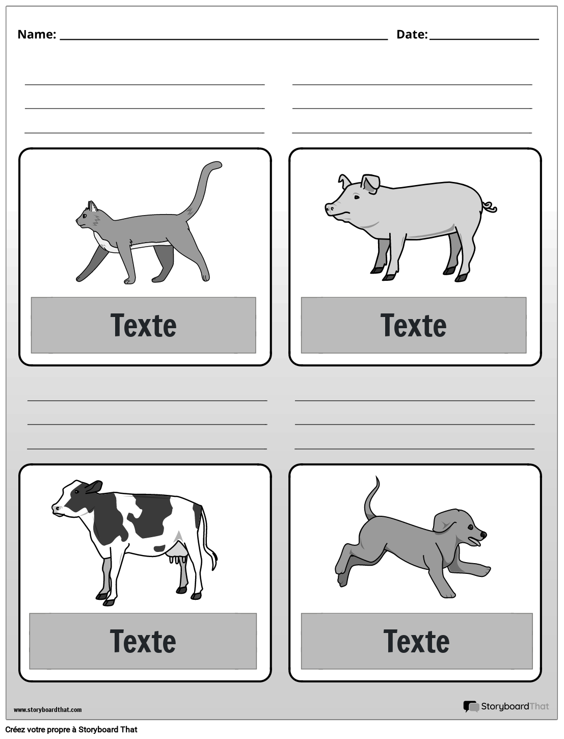 EL Portrait NB 1 Storyboard par fr-examples