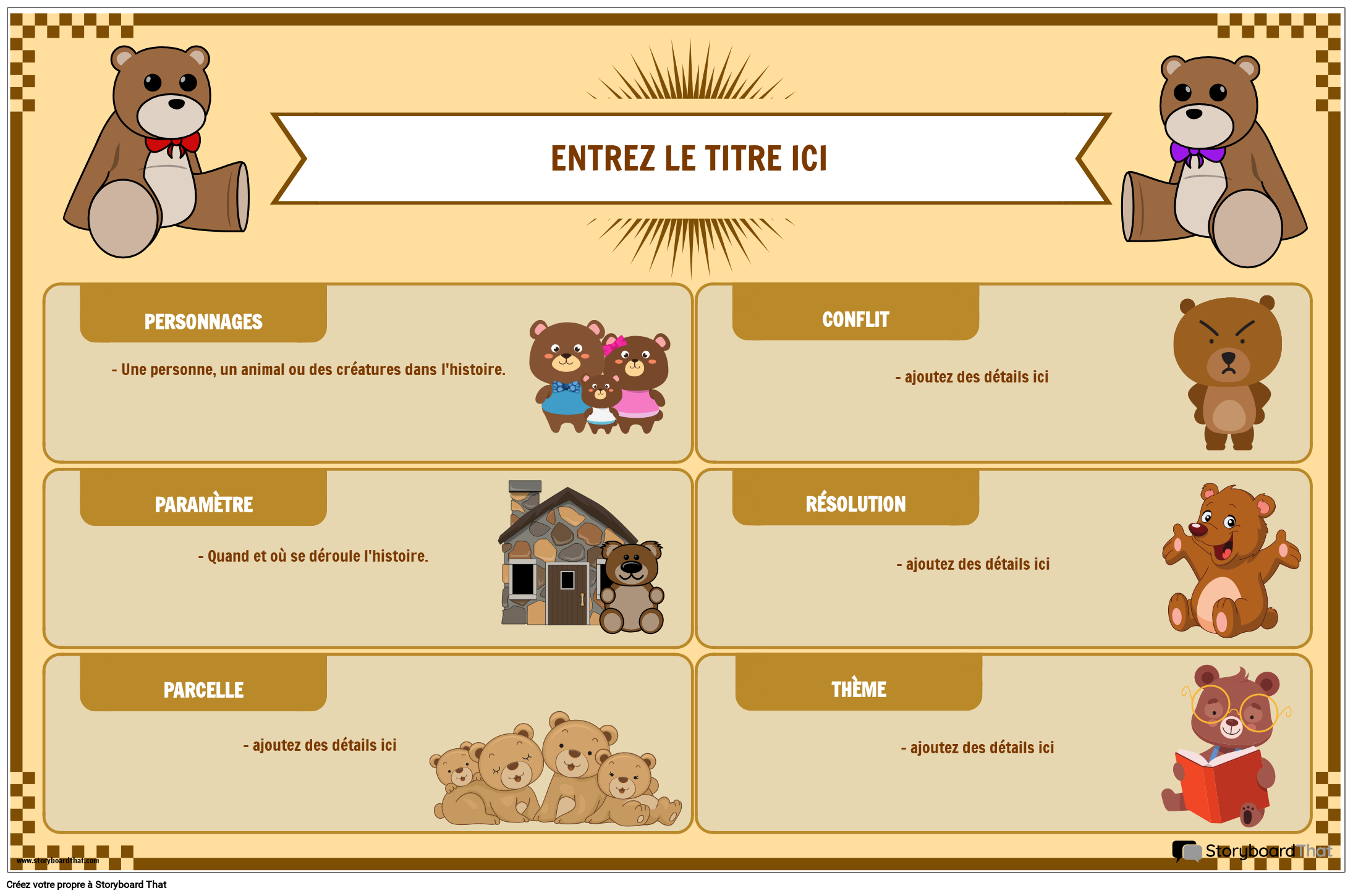 Éléments D'une Histoire sur le Thème de L'ours Poster