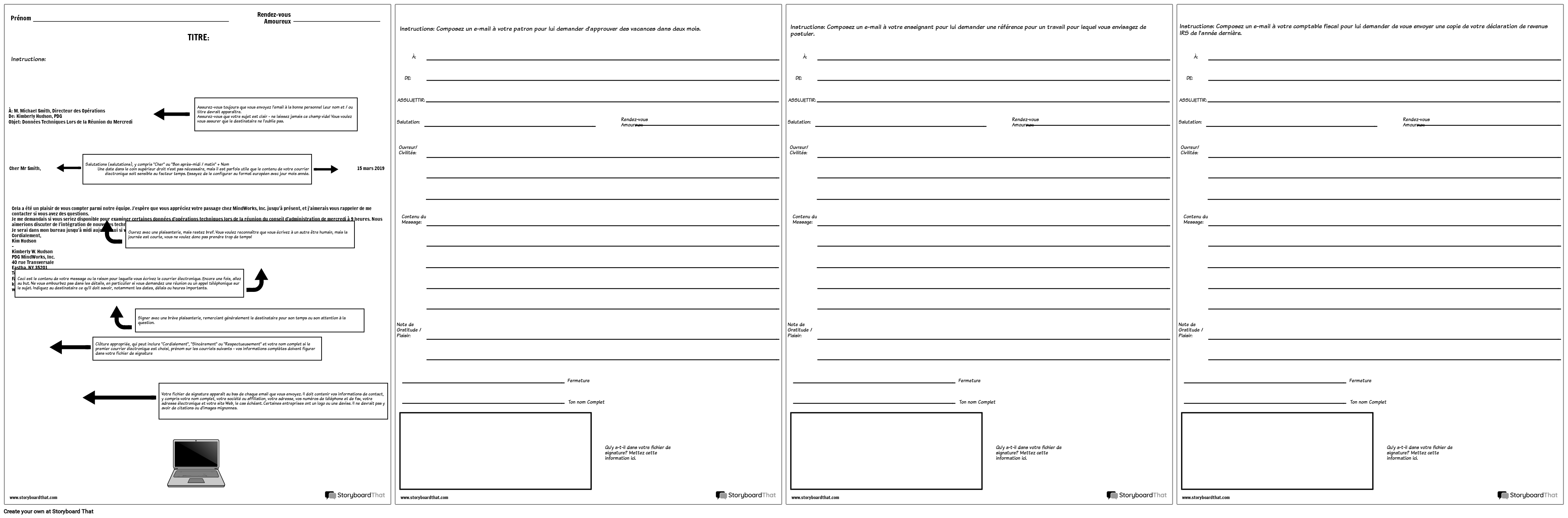 Email Formel 1 Storyboard par fr-examples