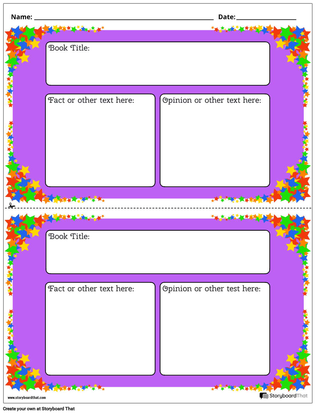 Fait vs opinion 6 Storyboard par fr-examples