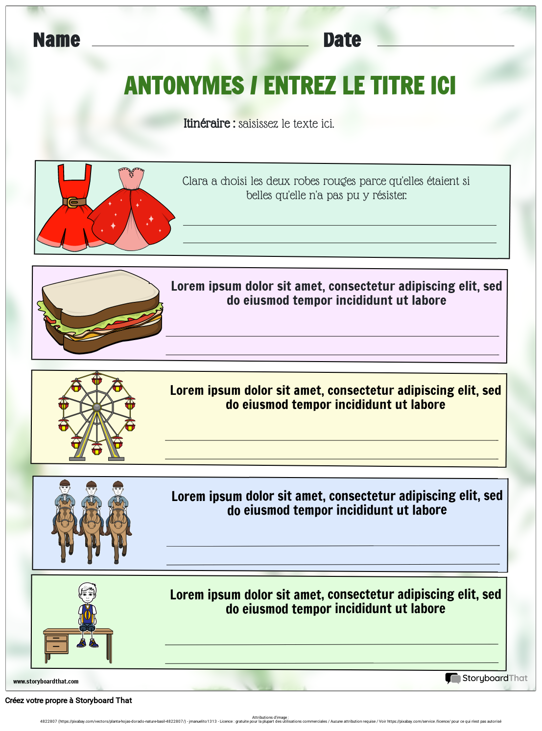 Feuille De Travail Imprimable Sur Les Antonymes Feuille De Travail Imprimable Sur Les Antonymes