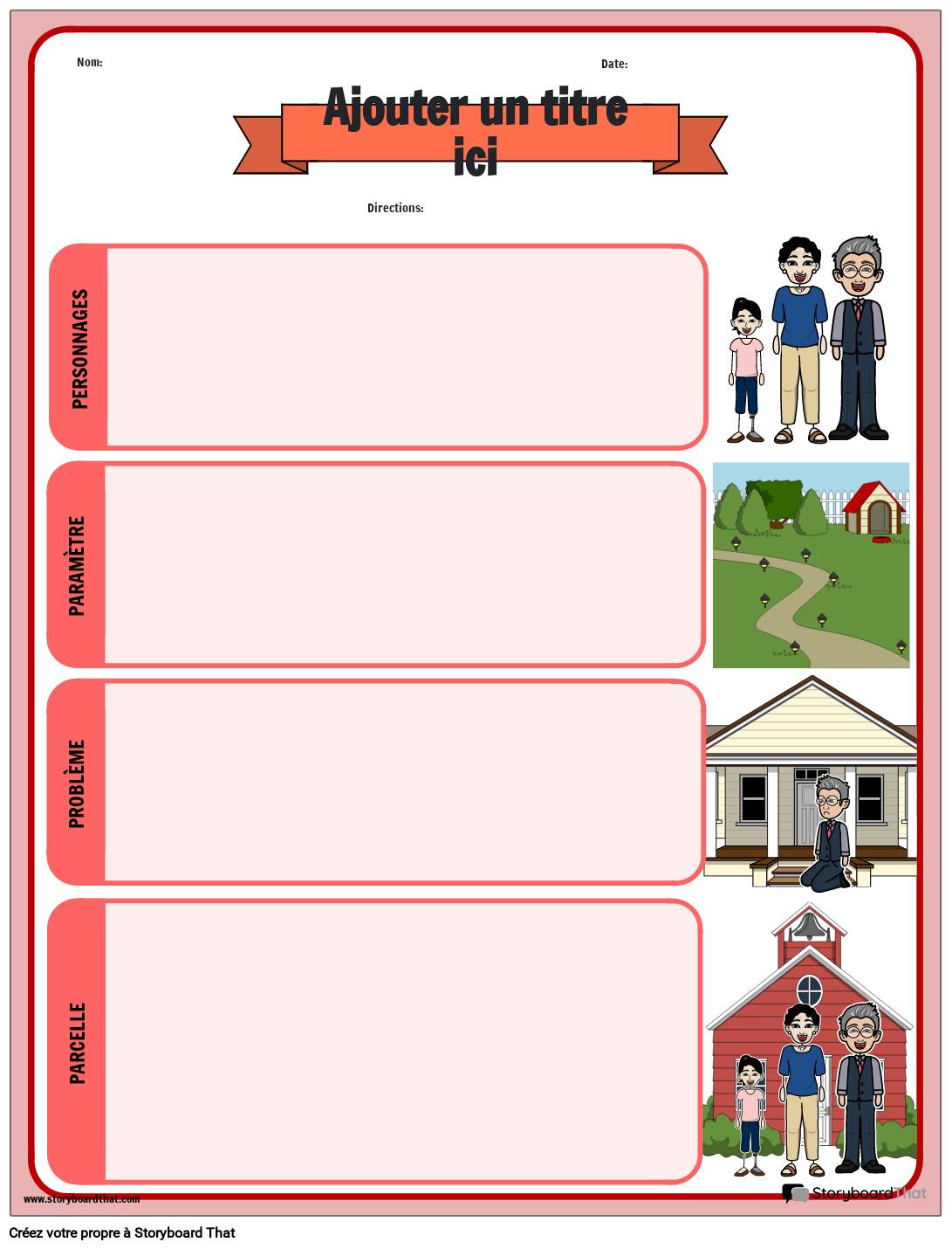 Feuille de Travail Imprimable sur les Éléments de L'histoire