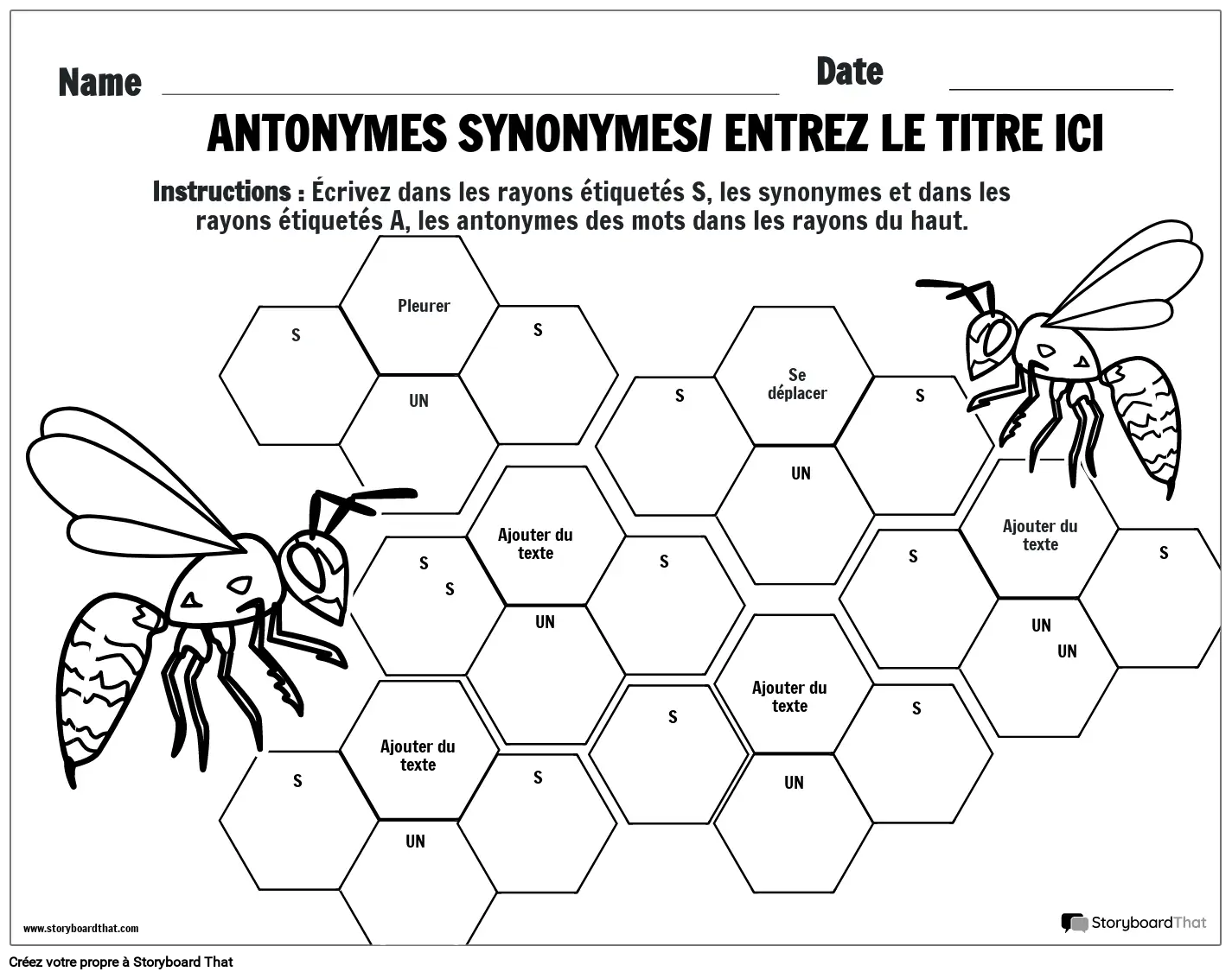 Feuille de travail pour les antonymes et les synonymes gris Feuille de travail pour les antonymes et les synonymes gris