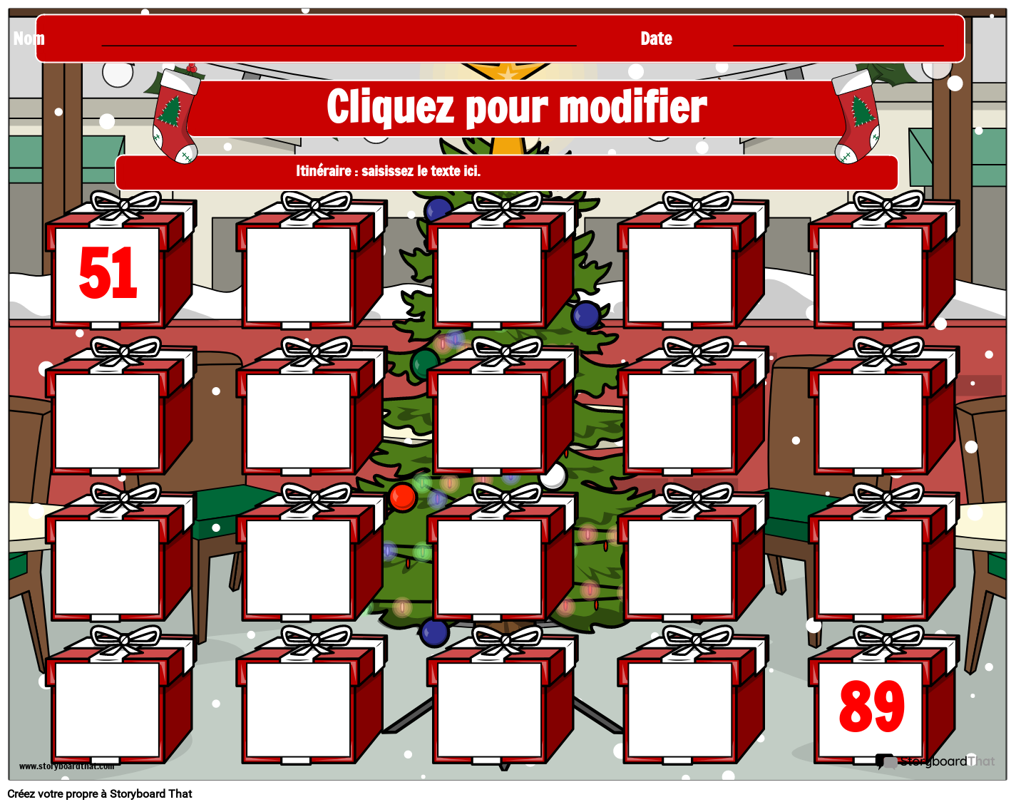 Feuille de Travail sur les Nombres Pairs et Impairs Avec des Cadeaux de Noë