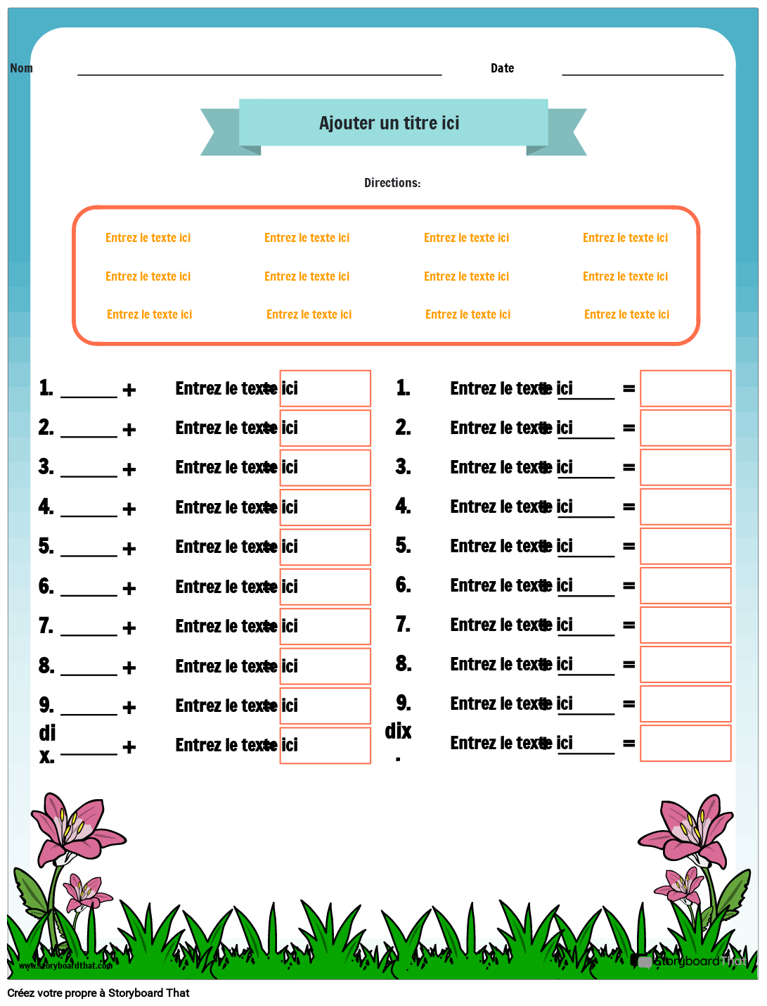 Feuilles de travail sur l'identification des préfixes et des suffixes