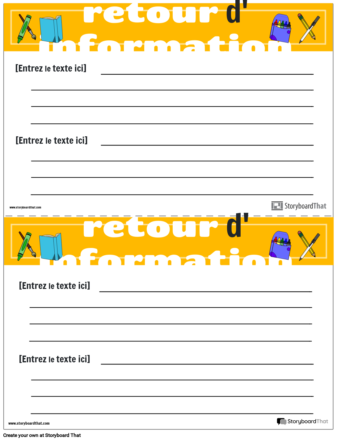 Modèle de Bordereau de Boîte à Suggestions | Suggestions Personnalisées