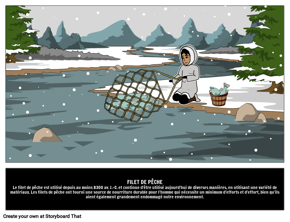 Filet de Pêche Storyboard par fr-examples