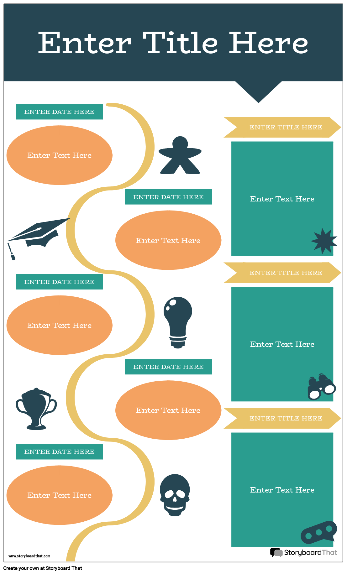 Histoire Infographie Couleur Portrait 8 Storyboard
