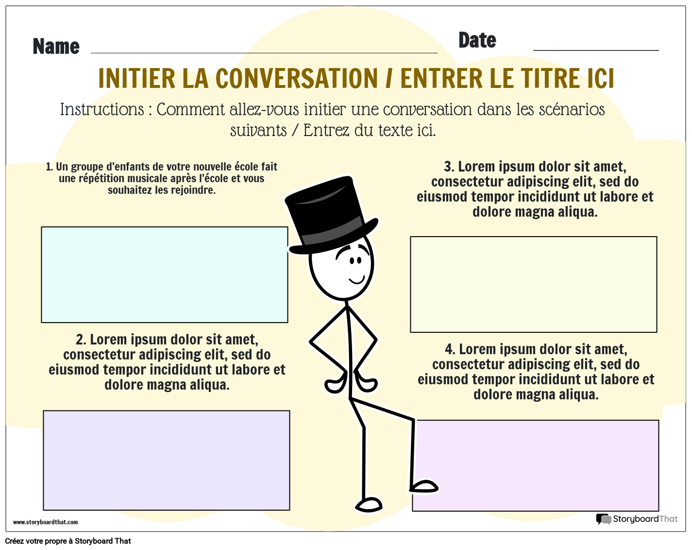 Initier une conversation Storyboard par fr-examples