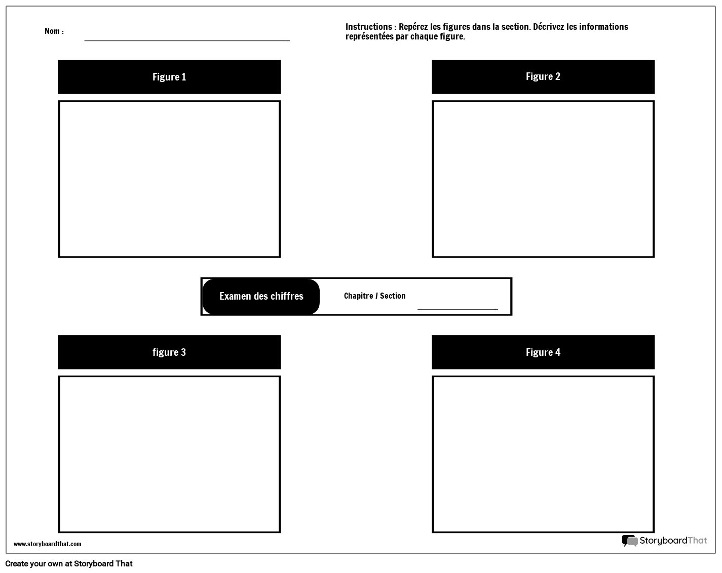 ITA - Examen des Chiffres Storyboard par fr-examples