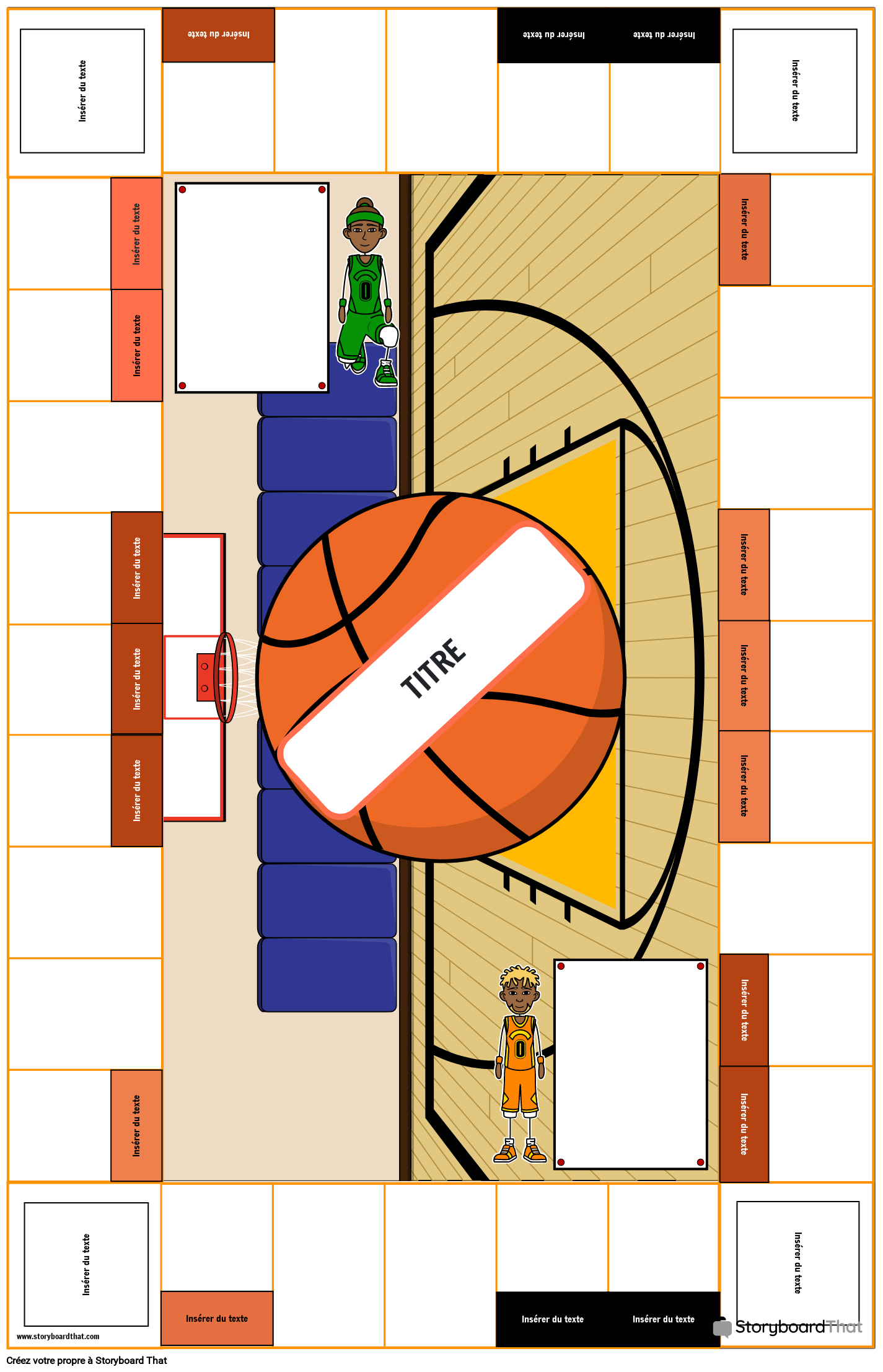 Jeu de Monopole Inspiré du Basket-ball Storyboard