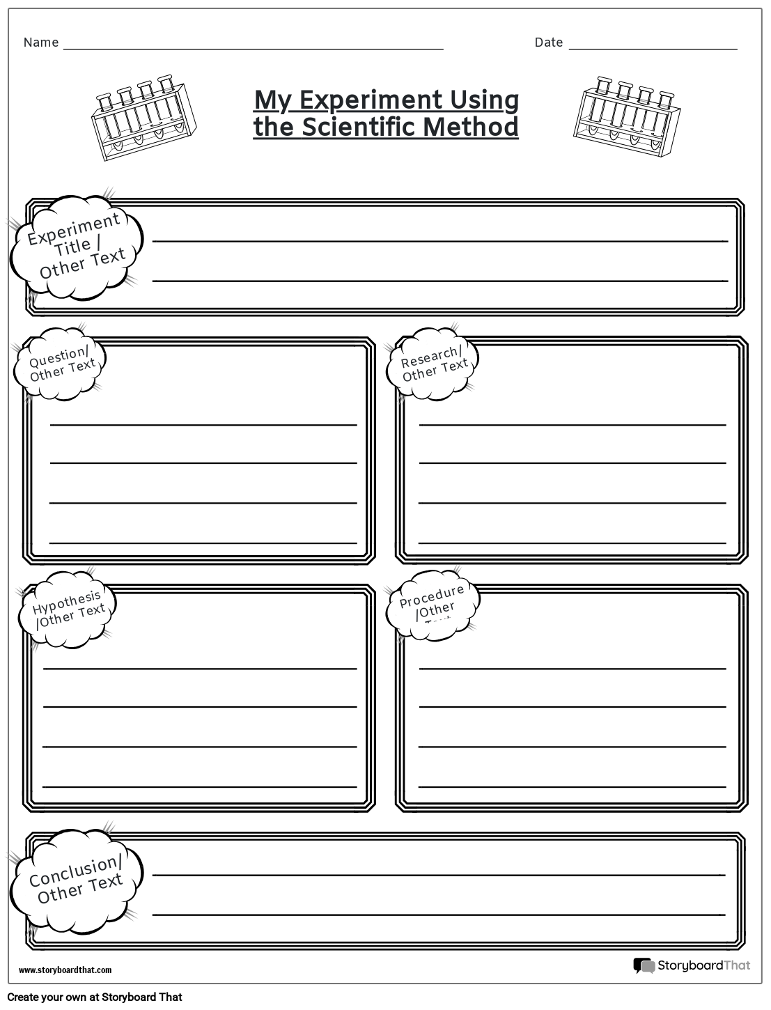 Méthode Scientifique 3 Storyboard par fr-examples