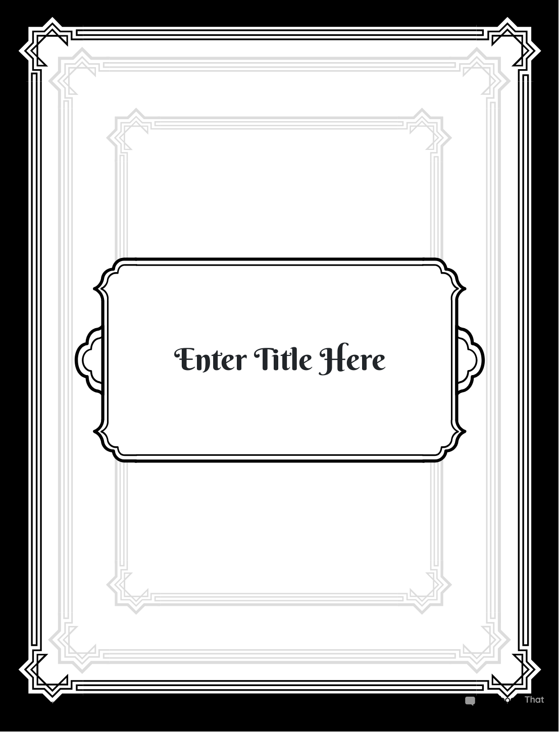 Modèle de Couverture de Journal 6 Storyboard par fr-examples