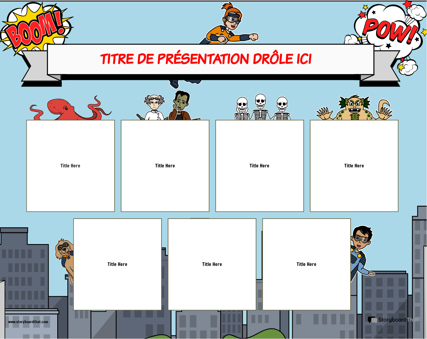 Modèle de Présentation Humoristique D'entreprise 2