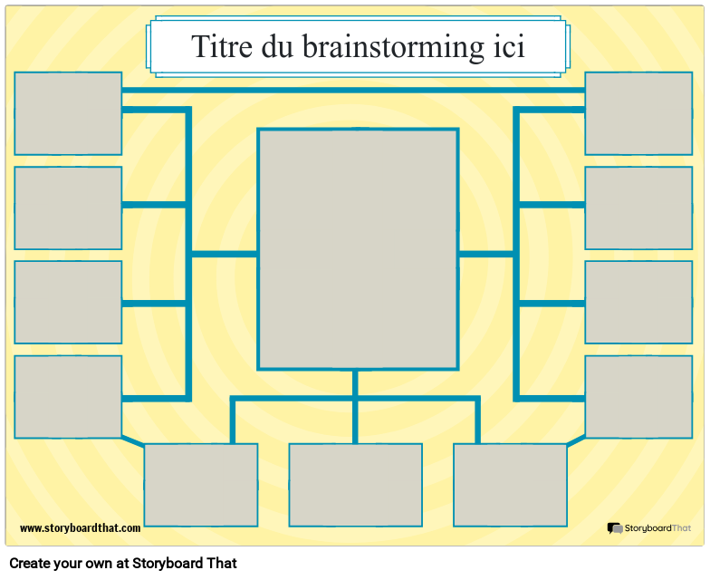 Modèle de Remue-méninges D'entreprise 2 Storyboard