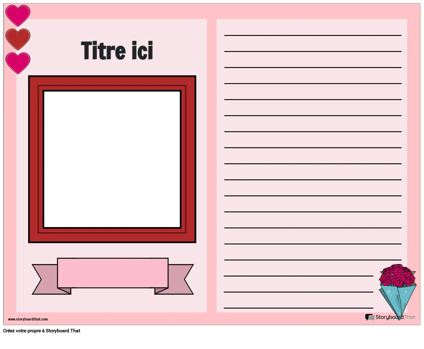 Mon Activité D'écriture Pour la Saint-Valentin