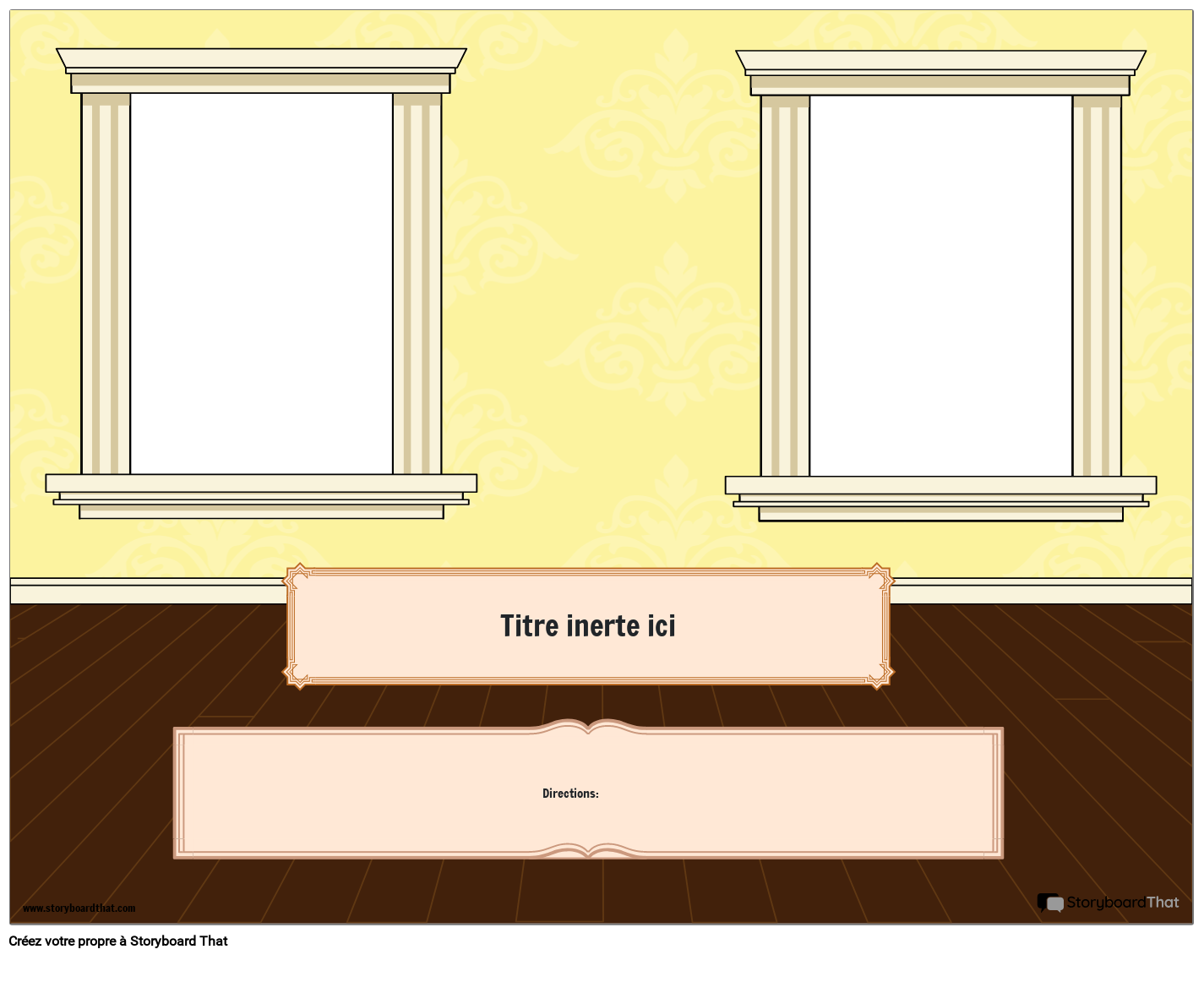 Mon Autoportrait Imprimable Storyboard por fr-examples