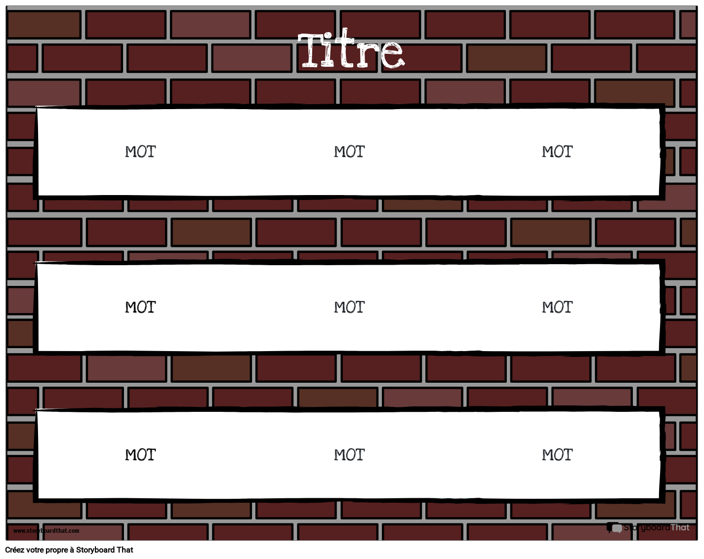 Mur de Mots 3 Storyboard par fr-examples