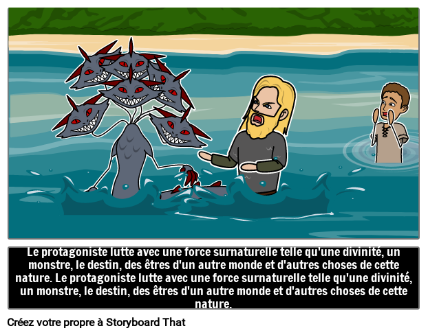 Personnage vs Exemple Surnaturel Storyboard par fr-examples