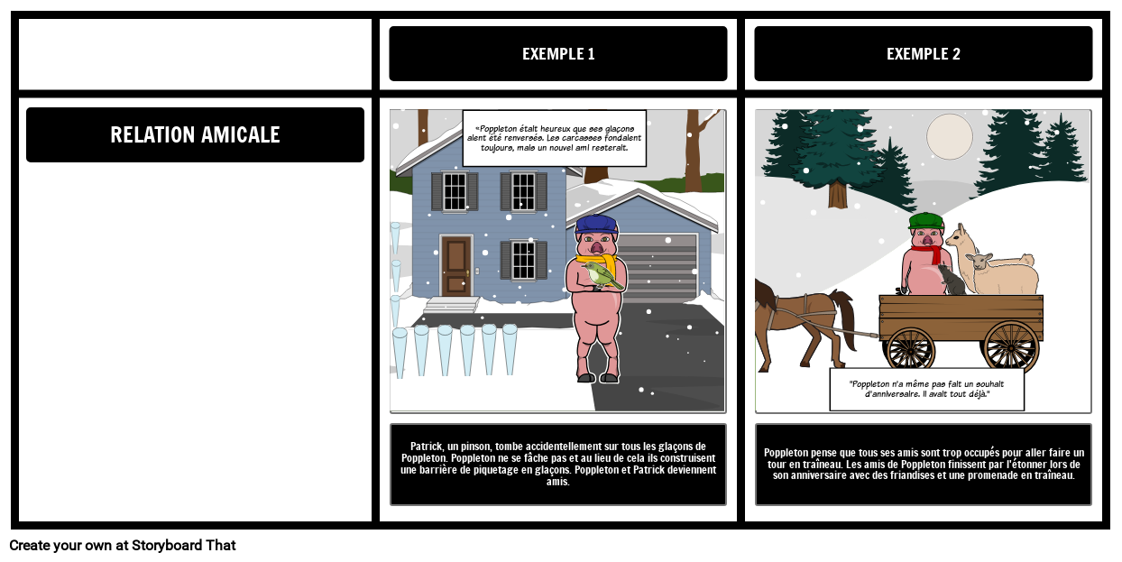 Poppleton en Hiver - Thème Storyboard par fr-examples