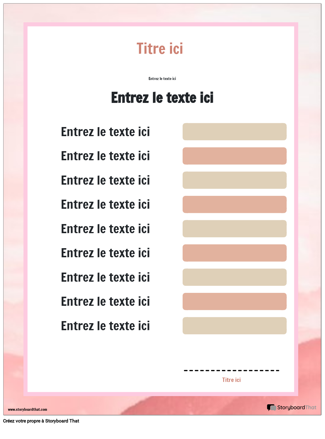 Questionnaire Fête des Mères Storyboard par fr-examples