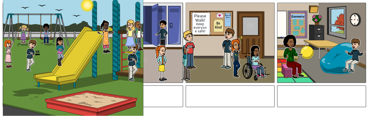 SEL : Histoire Sociale Storyboard par fr-examples