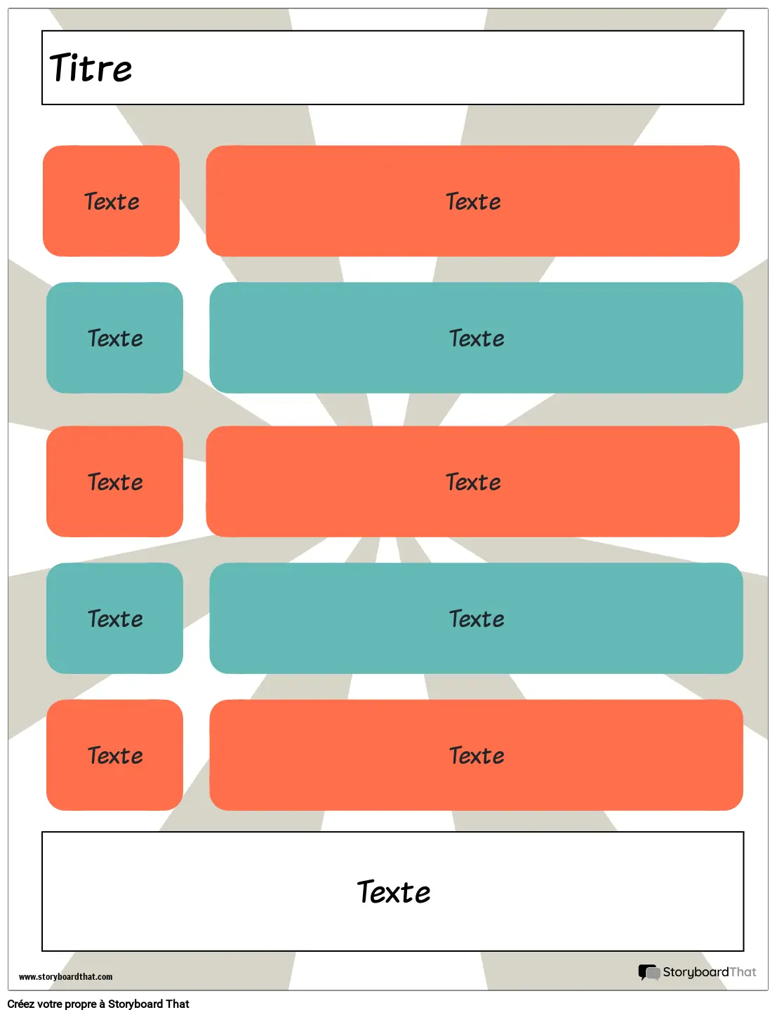Structure du Texte 3 Storyboard par fr-examples