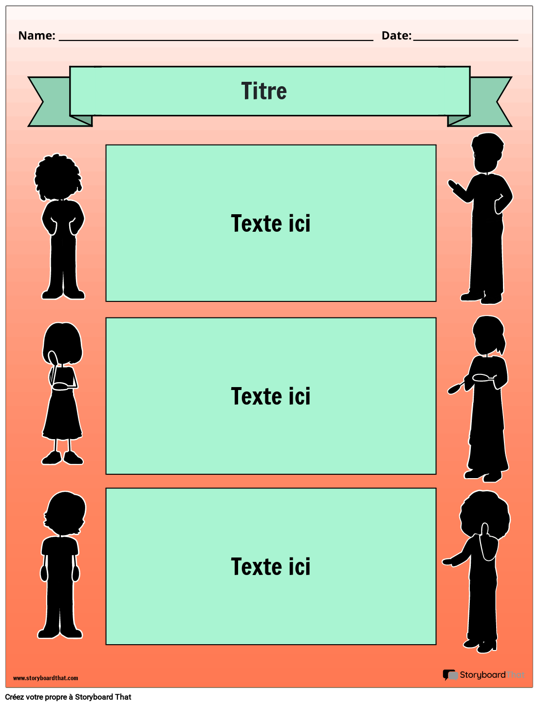 TA Portrait Couleur 2 Storyboard par fr-examples