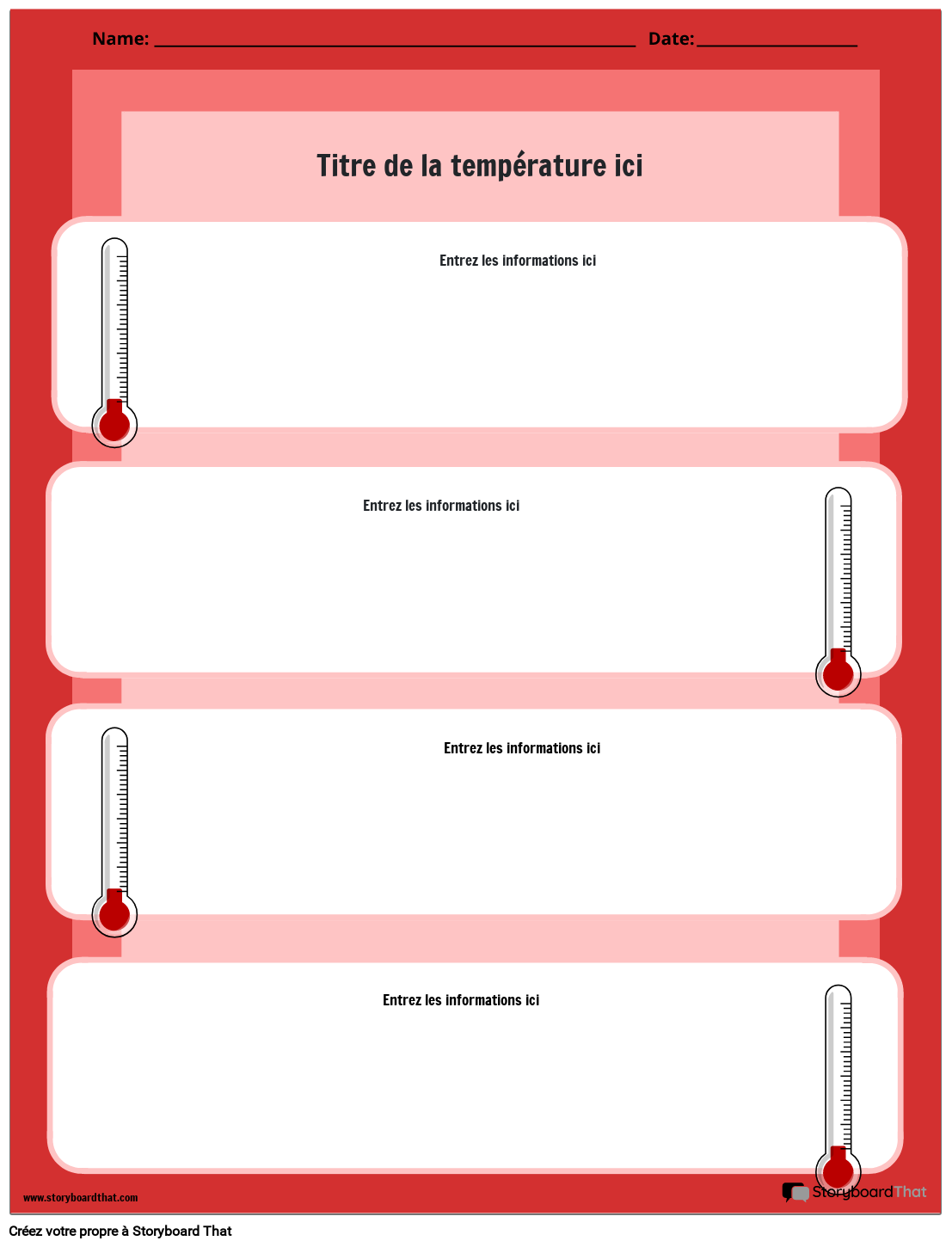 Temp. Portrait Couleur 3 Storyboard par fr-examples