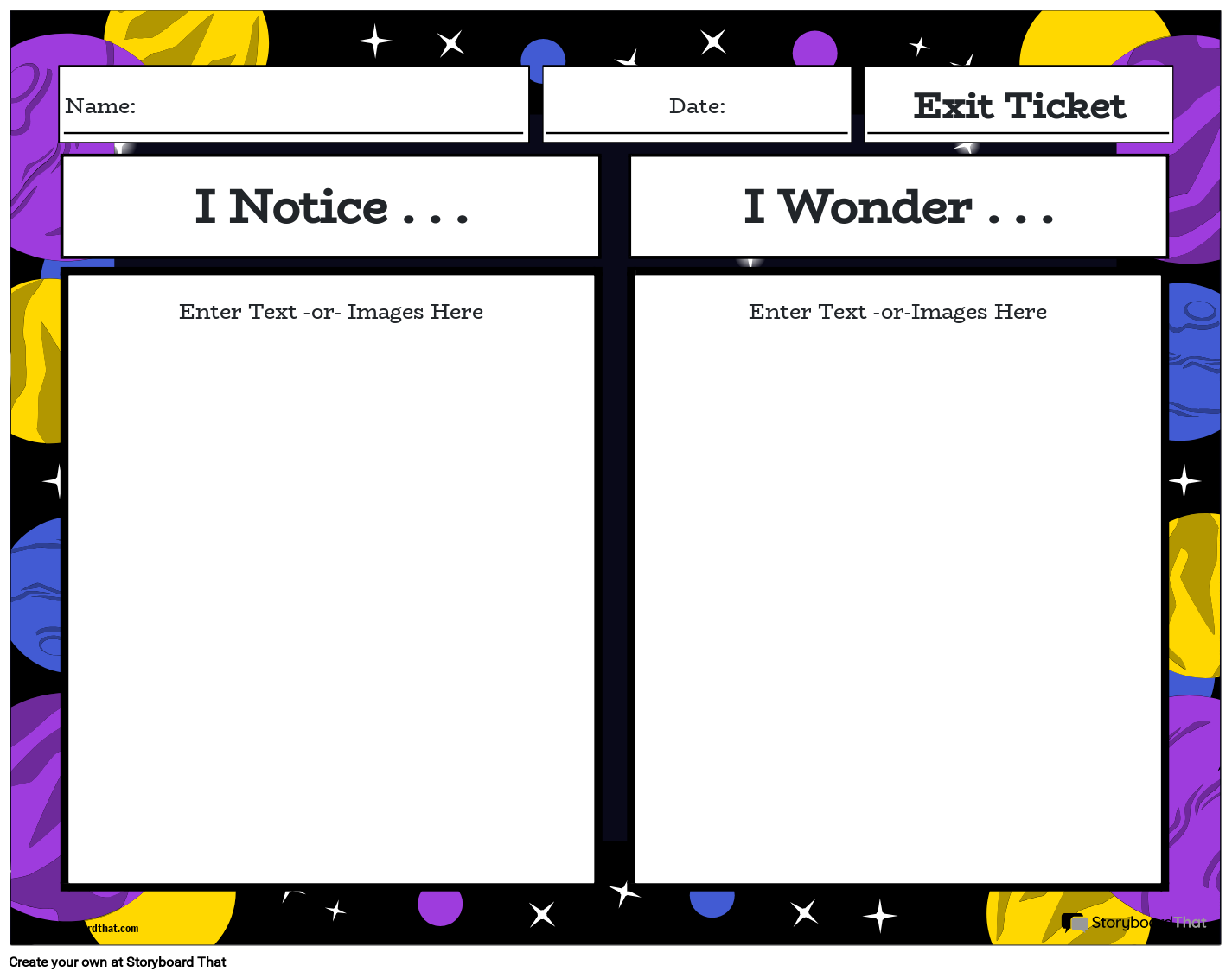 Ticket de Sortie 12 Storyboard par fr-examples