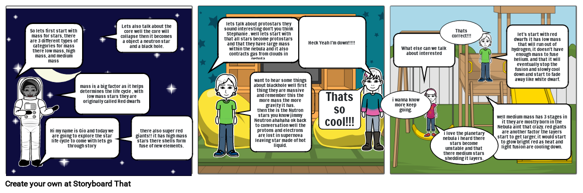 star life cycle Storyboard Tarafından gg80993