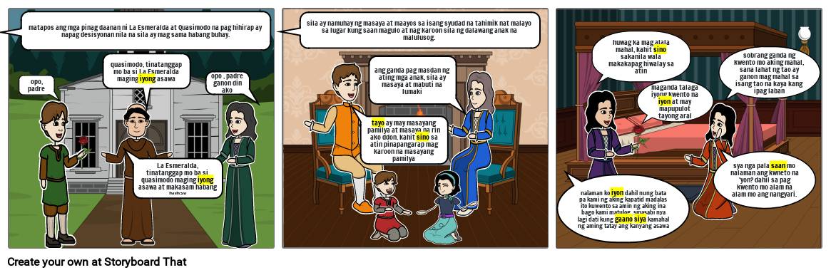 ang kuba ng notre dame Storyboard par gianne41340