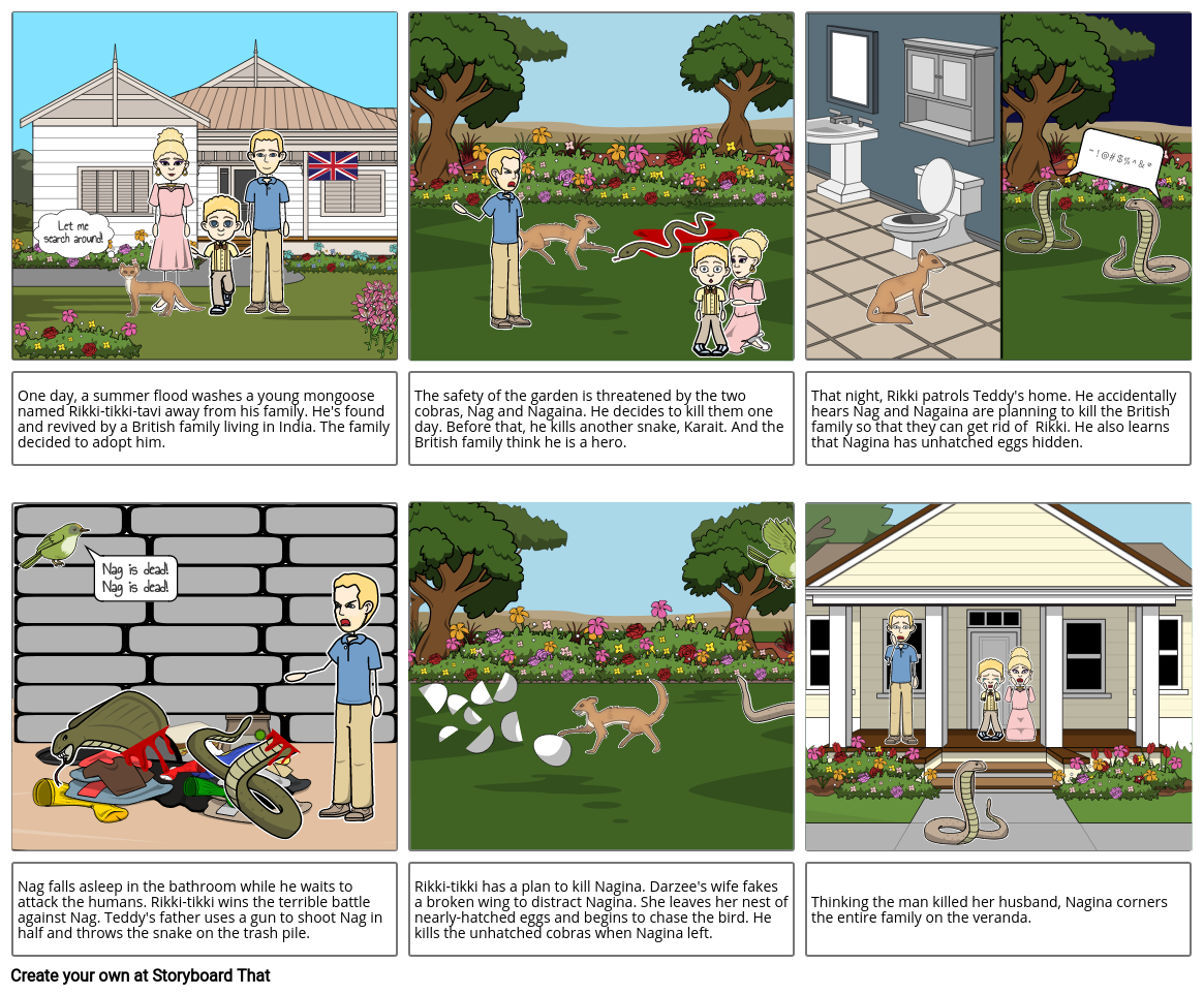 Rikki Tikki Tavistoryboard I Storyboard By Glam