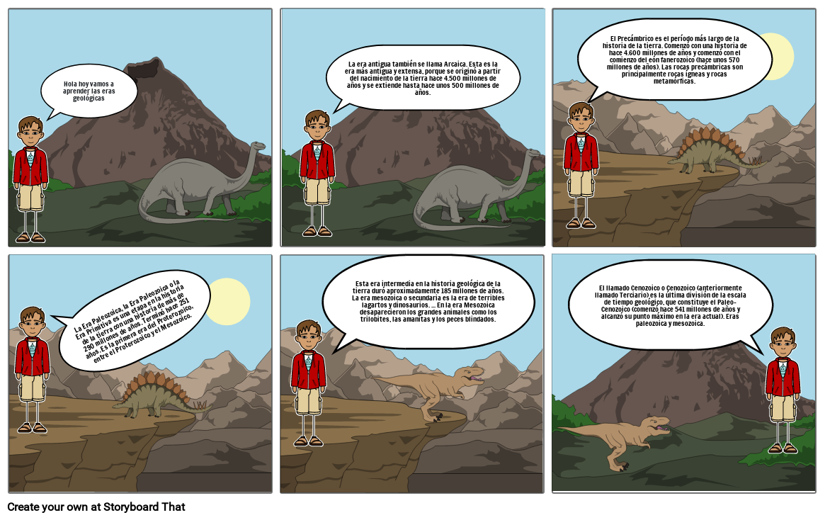 eras geologics Storyboard by gloria6014