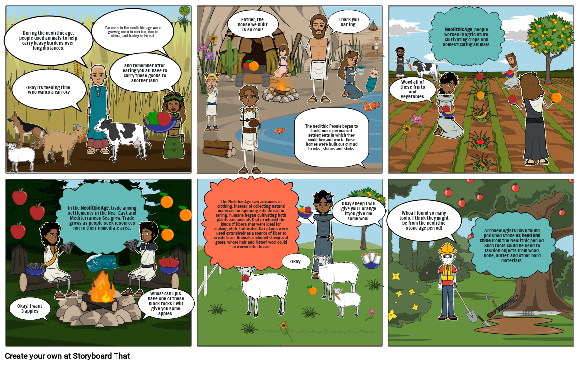 Neolithic Stone Age Storyboard by gurl