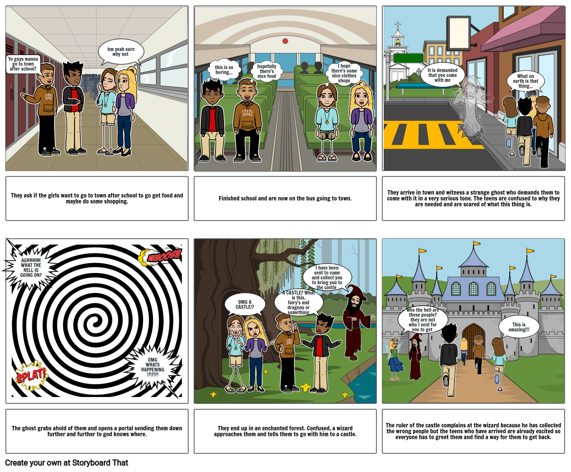 The mistake Storyboard por gwhybrow9